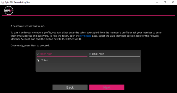 ANT+ HR Monitor (Spivi account pairing) – Spivi