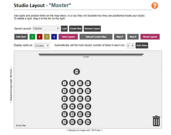 Edit Studio Layout – Spivi