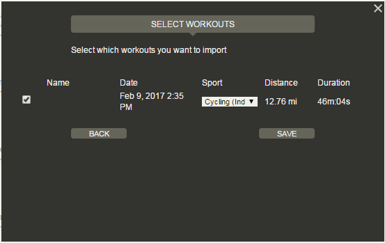 Upload Spivi workout file to Endomondo – Spivi